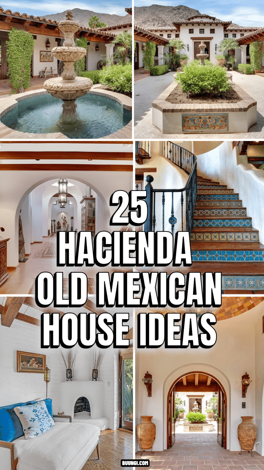25 Hacienda Old Mexican House Ideas: Timeless Charm for Your Dream Home