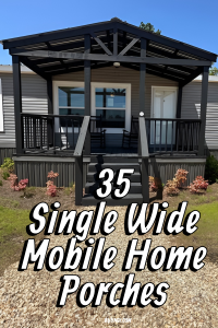 35 Stunning Single Wide Mobile Home Porches