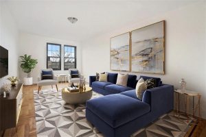 20 Stylish Living Room with Navy Blue Sofas