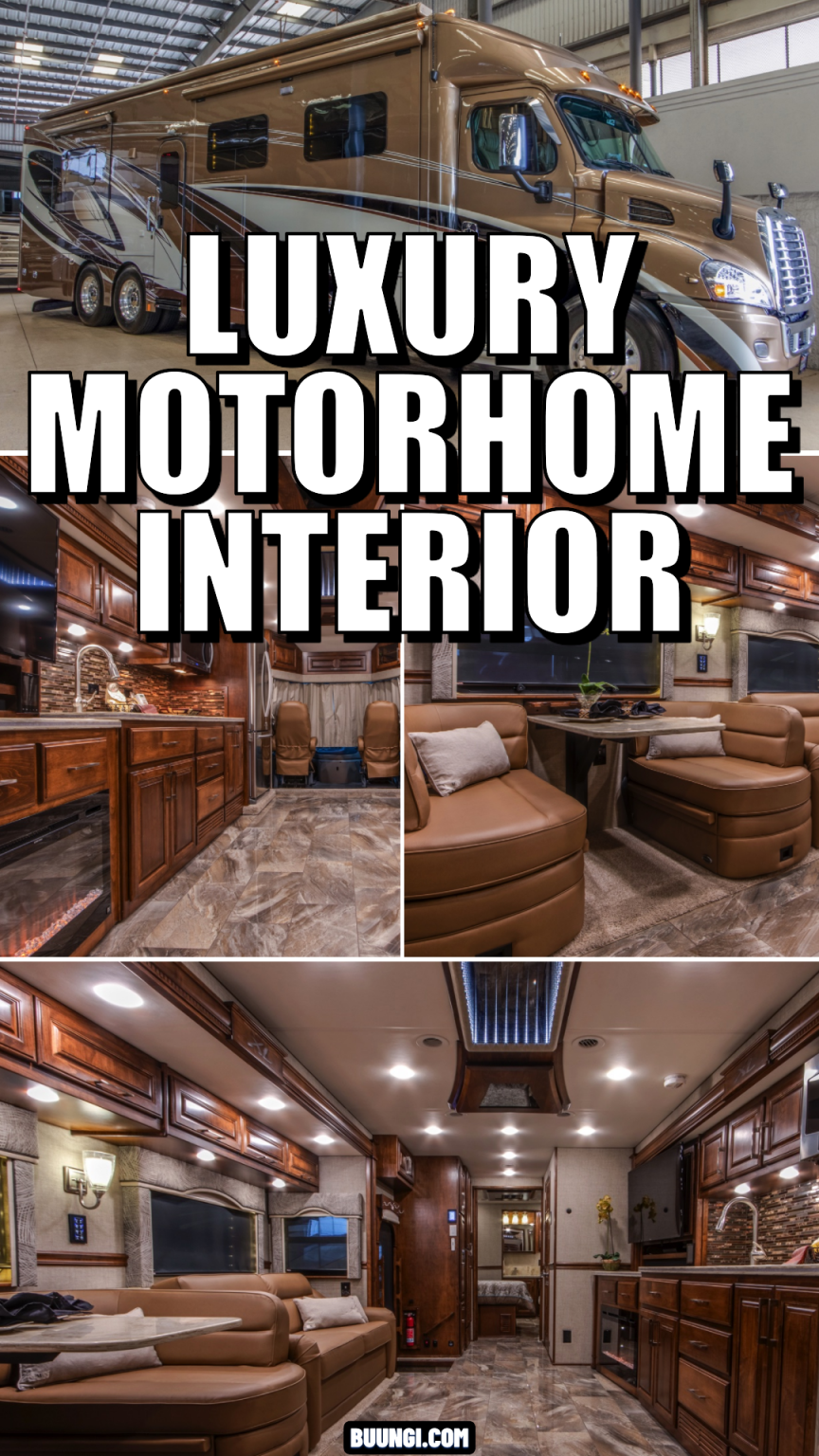 Step Into This Amazing Luxury Motorhome Interior