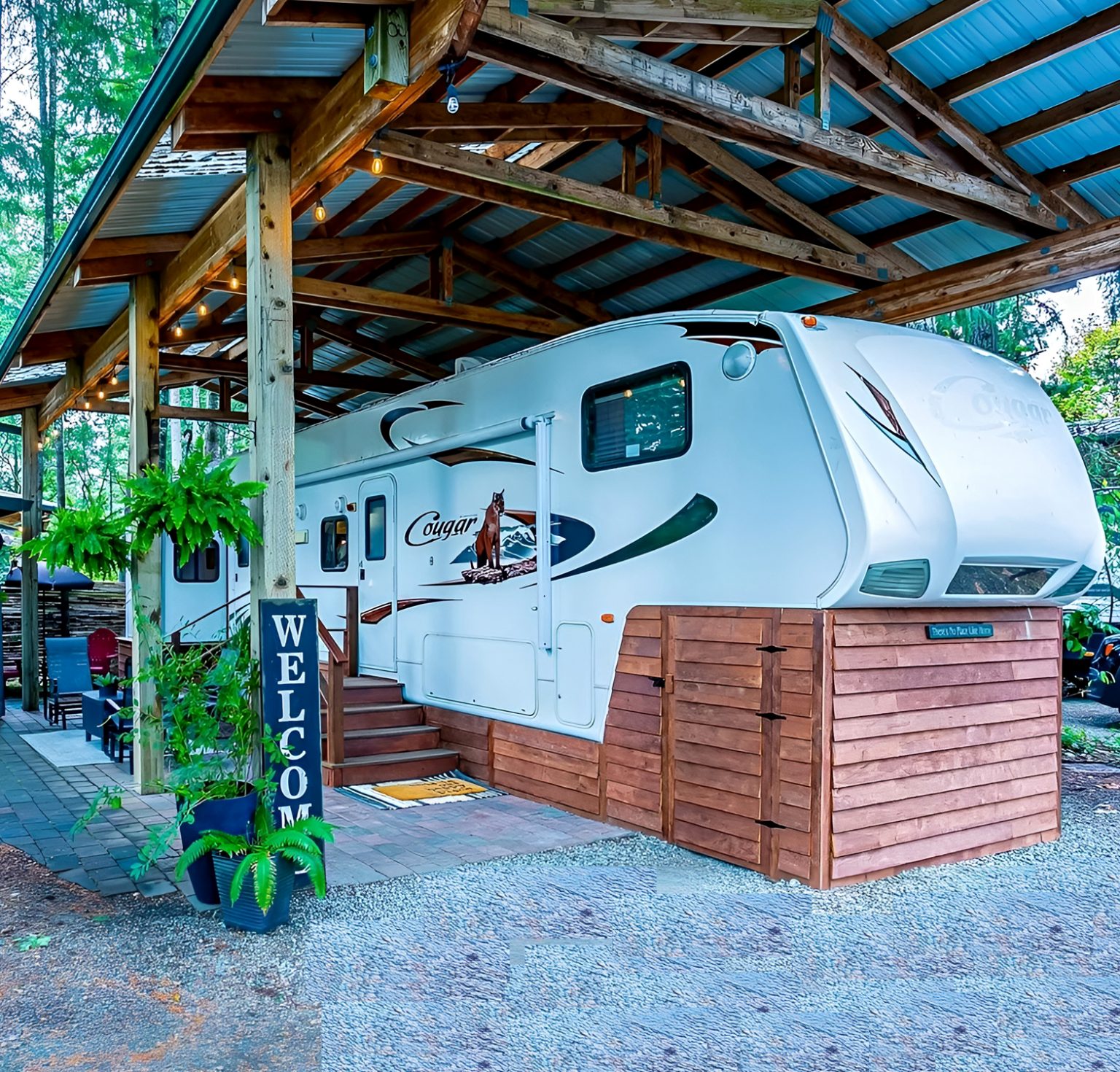 15 Creative Permanent Camper Site Ideas for the Ultimate Home Away From ...