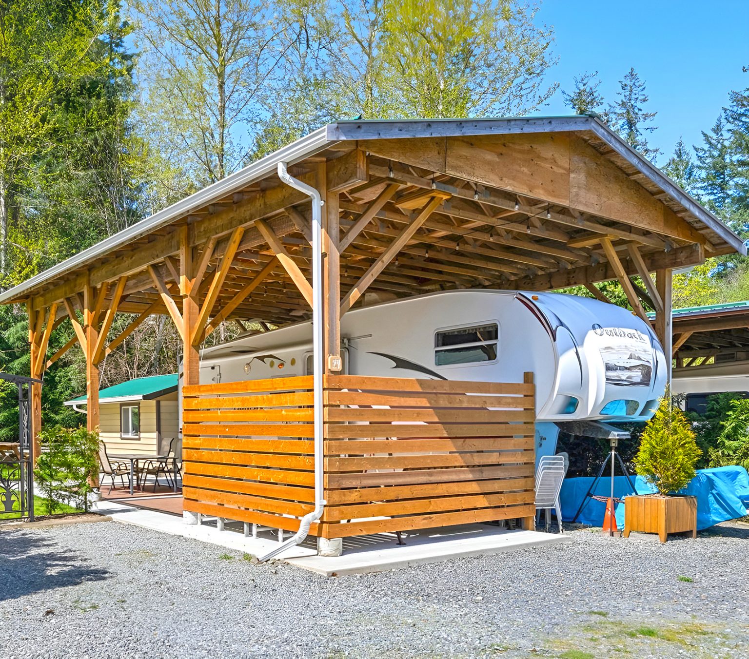 15 Creative Permanent Camper Site Ideas for the Ultimate Home Away From ...