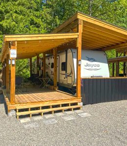 33 Stunning Permanent RV Camper Outdoor Set Up Ideas: Turn Your Site ...