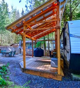 33 Stunning Permanent RV Camper Outdoor Set Up Ideas: Turn Your Site ...