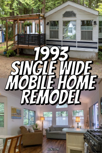 Inside a Brilliant 1993 Single Wide Mobile Home Remodel